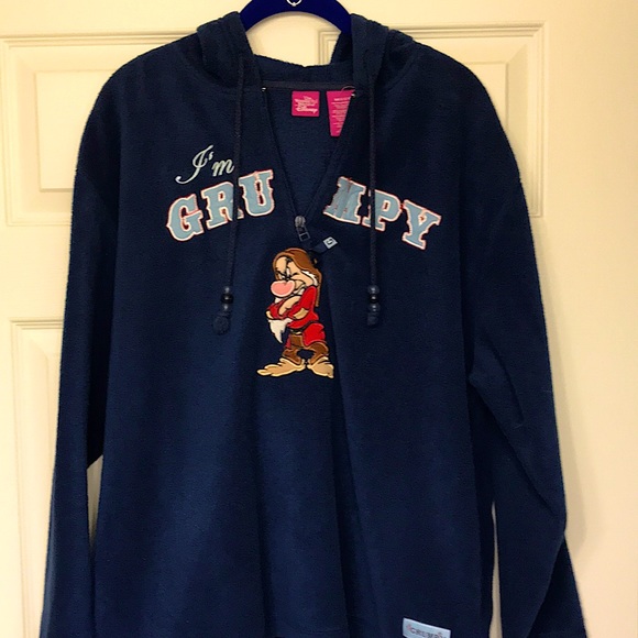 Disney | Jackets & Coats | Wonderful World Of Disney Im Grumpy Fleece ...